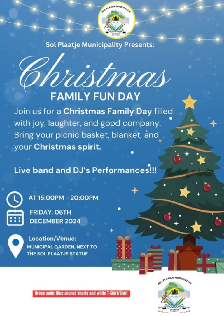 SPM Presents: Christmas Family Fun Day – Sol Plaatje Municipality